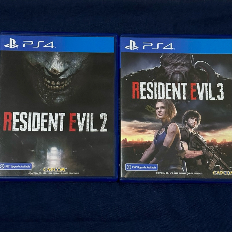 PS4 Games Resident Evil 2 Remake and Resident Evil 3 Remake UNSEALED ...