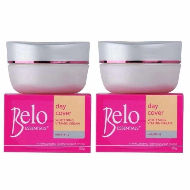 BUNDLE OF 2 BELO Essentials Day Cover Whitening Vitamin Cream SPF15 50g ...