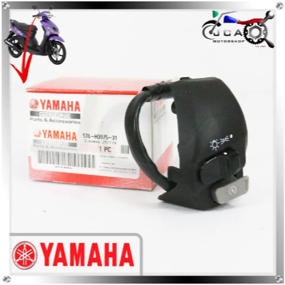 ORIGINAL YAMAHA HANDLE SWITCH 2 FOR MIO SPORTY, MIO SOUL, MX 125, MXI ...