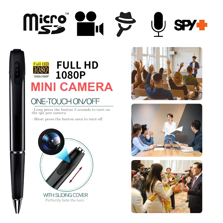 V8 Pen Spy Camera Hidden Camera HD Mini Camera With Audio Recording For ...