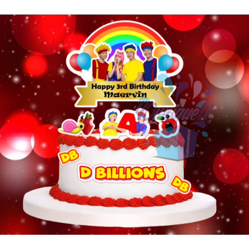 D Billions Cake Topper (Printed) | Shopee Philippines