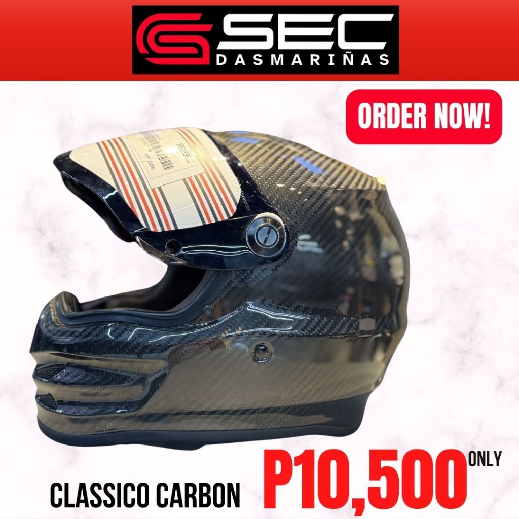 SEC CLASSICO FULL FACE CARBON | Shopee Philippines