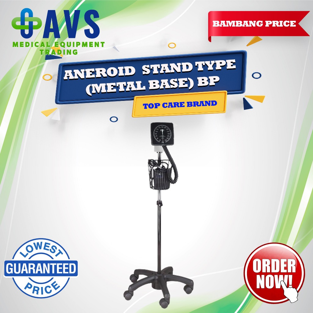TOPCARE BP STAND WITH WHEELS (Metal Base)(PLASTIC BASE) | Shopee ...