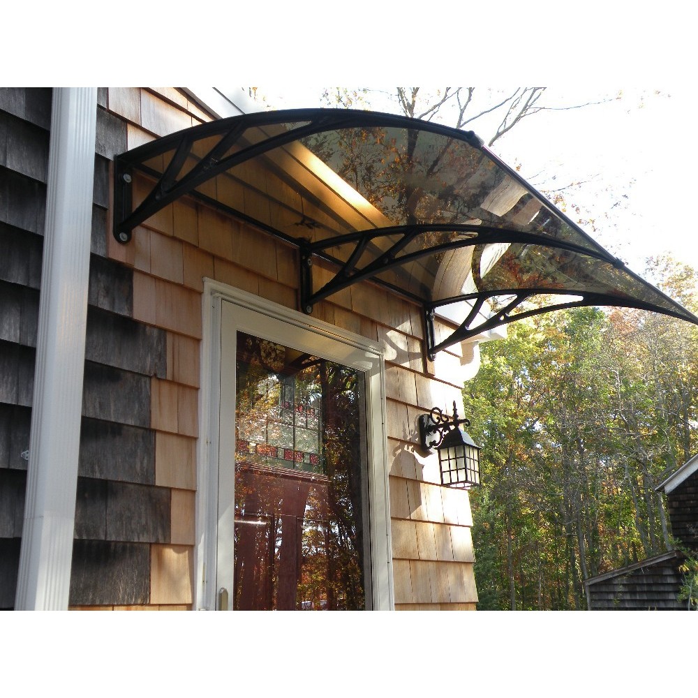 Heavy-duty Awning Canopy with Bracket Household Sun Protection Balcony ...