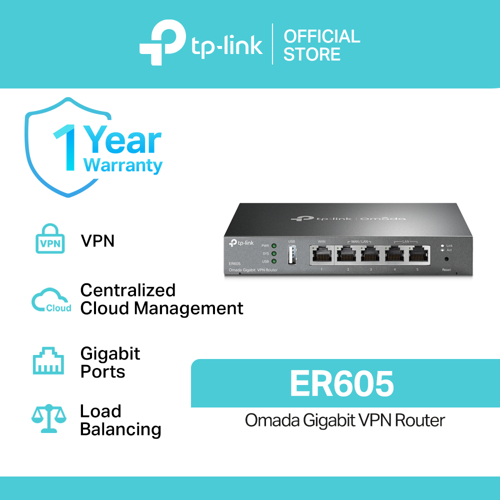 TP-Link | ER605 | Omada | Gigabit | VPN | Router | Shopee Philippines