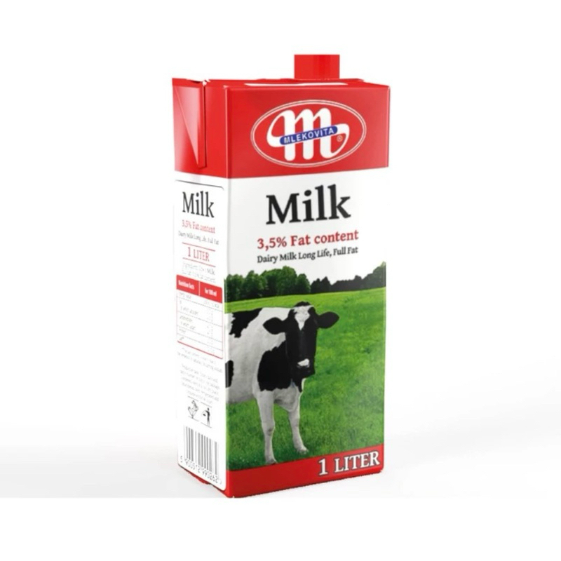 Mlekovita Full Cream Milk 3.5 Fat 1L | Shopee Philippines