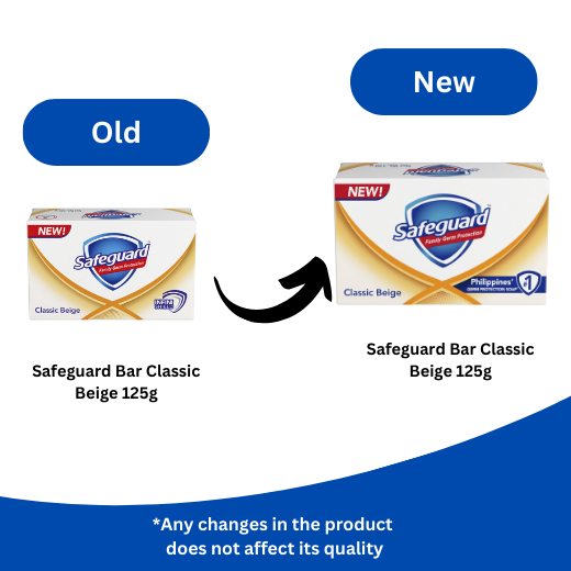 Safeguard Bar Classic Beige 125g | Shopee Philippines