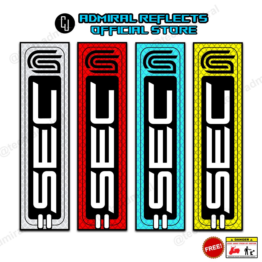 Alloy Top Box Sticker Waterproof SEC Maze Edition (REFLECTORIZED ...