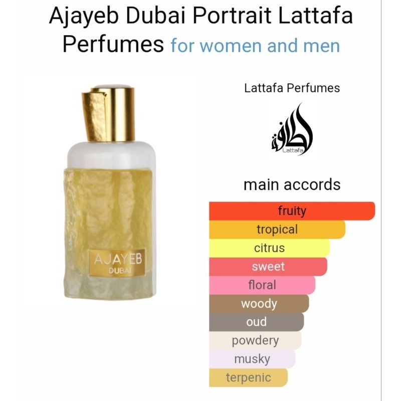 AJAYEB DUBAI PORTRAIT LATTAFA | Shopee Philippines