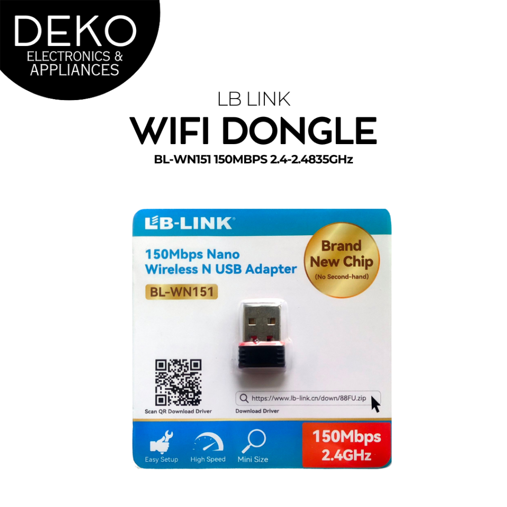 LB-LINK BL-WN151 WIFI Dongle receiver Wireless N USB Adapter 150 Mbps ...