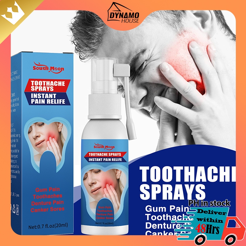 20ml Toothache Pain Relief Spray Instant 100% effective Tooth Spray Gum ...