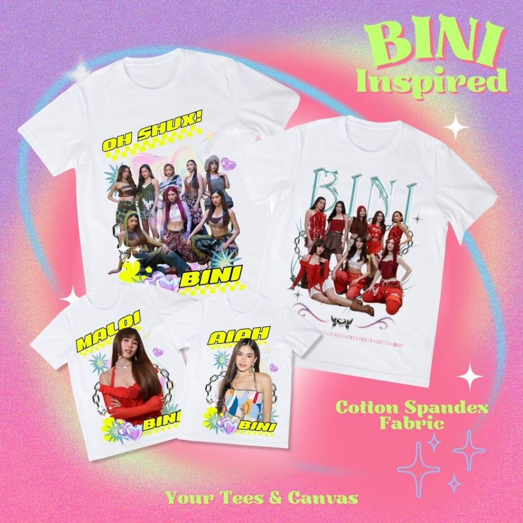 Trendy Bini Oversized Version 2 / Korean Vibe bini collection t-shirt ...