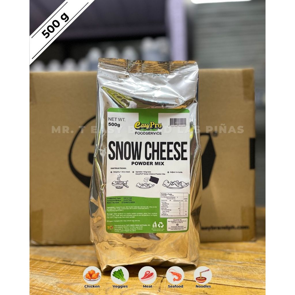 EASYPRO - Snow Cheese Powder Mix 500g for chicken wings, meat ...