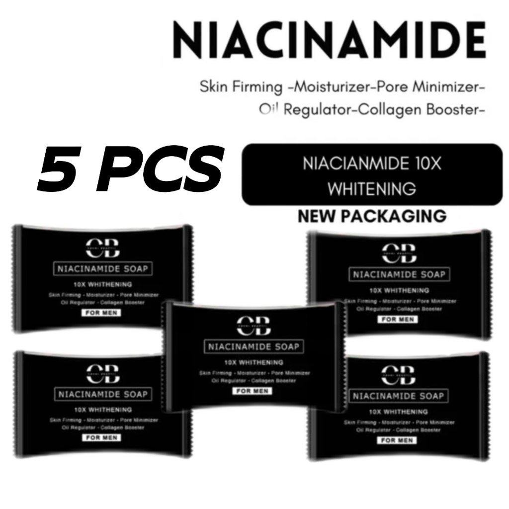 5PCS/4PCS/3PCS [FDA APPROVED] CB NIACINAMIDE SOAP FOR MEN & WOMEN 10X ...