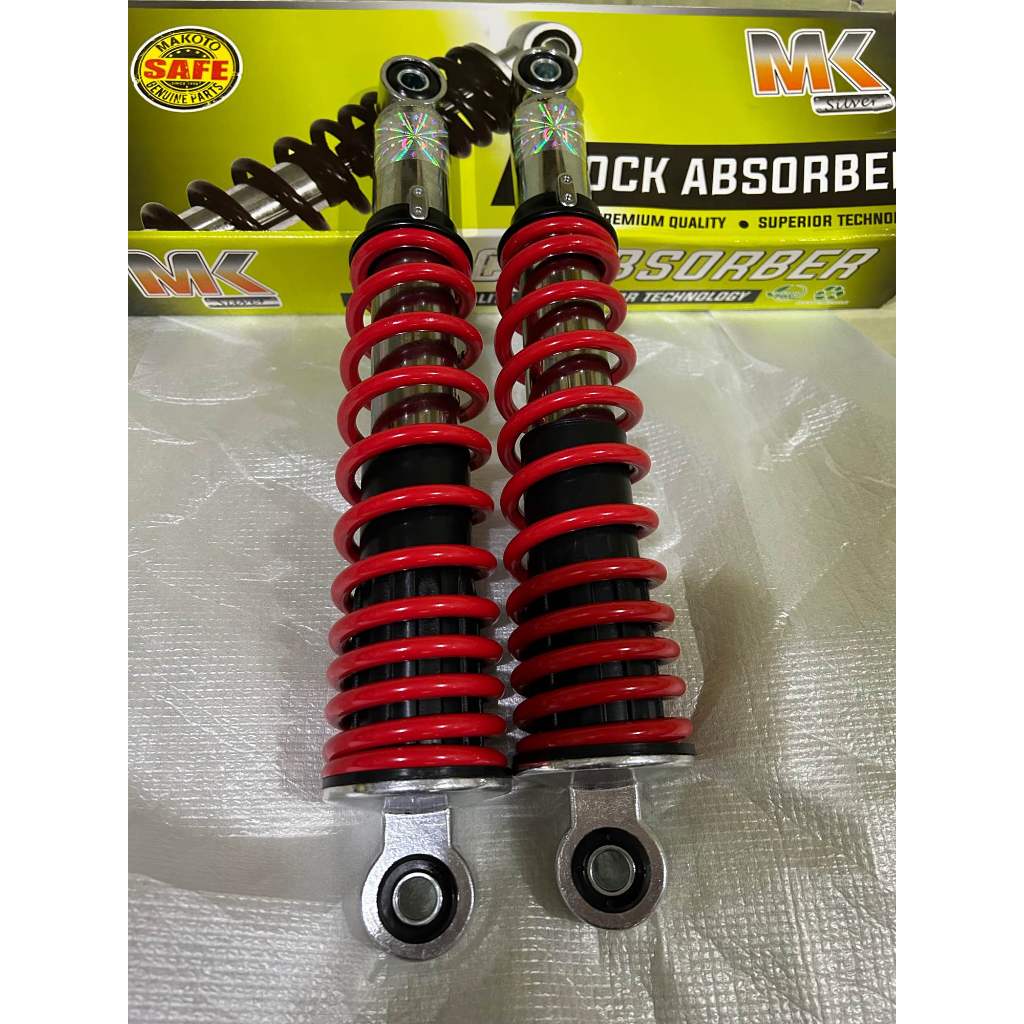 XRM 125Fi/XRM125 Fi rear shock aborber makoto red (pair ) | Shopee ...