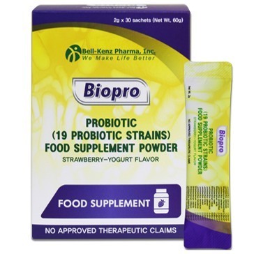 OBC BIOPRO Probiotic (19 strains) Food Supplement Powder Strawberry ...