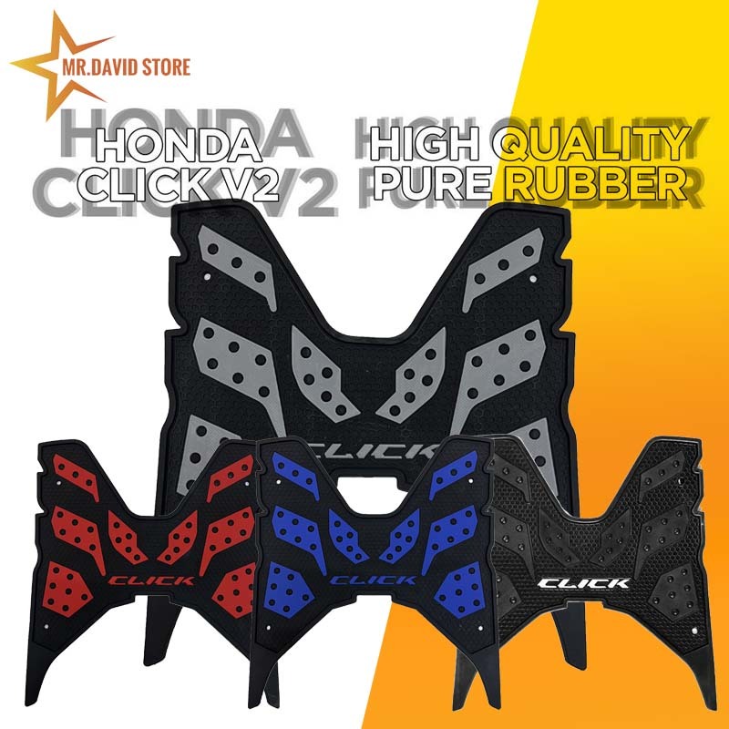 Honda Click 125i /150i Rubber Footboard Matting With Bolts For Honda ...