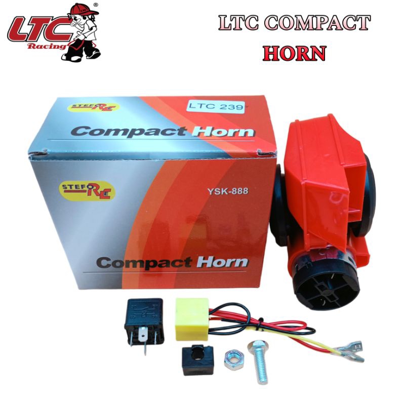 LTC COMPACT HORN WITH RELAY UNIVERSAL | Shopee Philippines