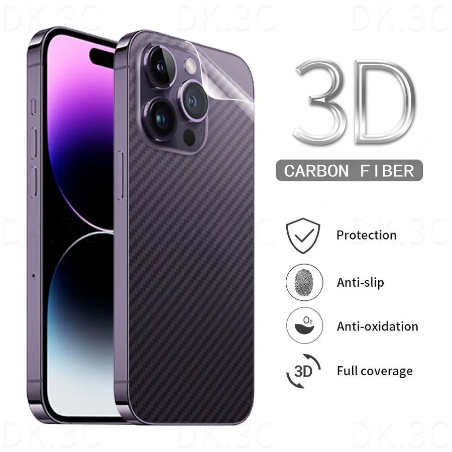 Carbon Fiber Back Protector Film Oppo A17 A17K A96 5G A97 A98 A1 A77S ...