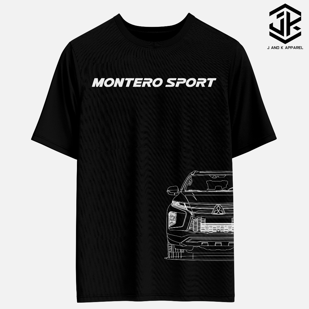 Mitsubishi Montero Sport Car Lineart Design Shirt V2 | Shopee Philippines