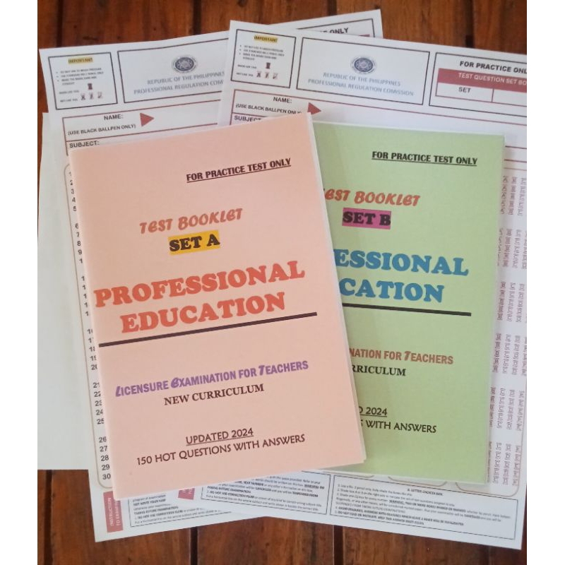 Professional Education LET Reviewer 2in1 Booklet | Shopee Philippines