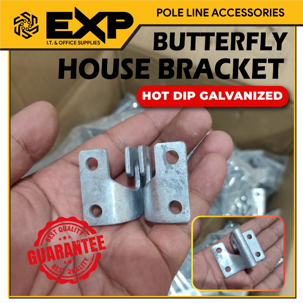 FIBER OPTIC FIXING | FTTH | BUTTERFLY HOUSE BRACKET | 10pcs per ORDER ...