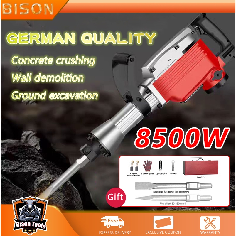 Blasting Hammer Chipping Tool Electric Demolition Hammer Heavy Duty ...