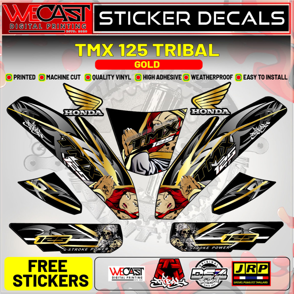 WECAST Honda TMX 125 Tribal Decals Sticker for Motorcycle Accessories ...