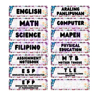 Shop subject label sticker for Sale on Shopee Philippines
