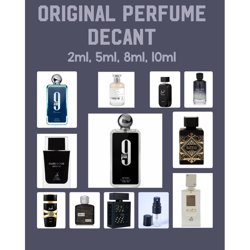 Set 1 Original Perfume Decant (2ml,5ml,8ml,10ml) | Shopee Philippines