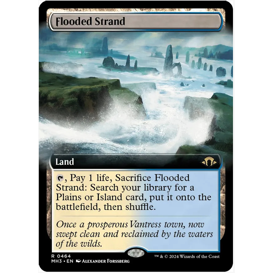 Flooded Strand (Extended Art) - Modern Horizons 3 (MH3) | Shopee ...