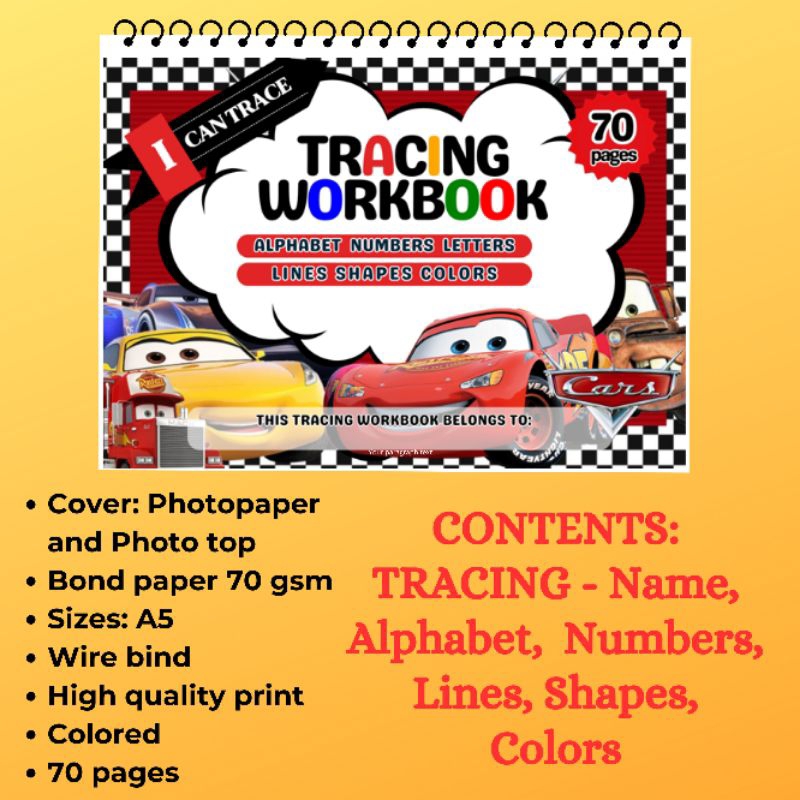Personalized Tracing Workbook for Toddlers, Beginners Ages 3-5, 70 ...