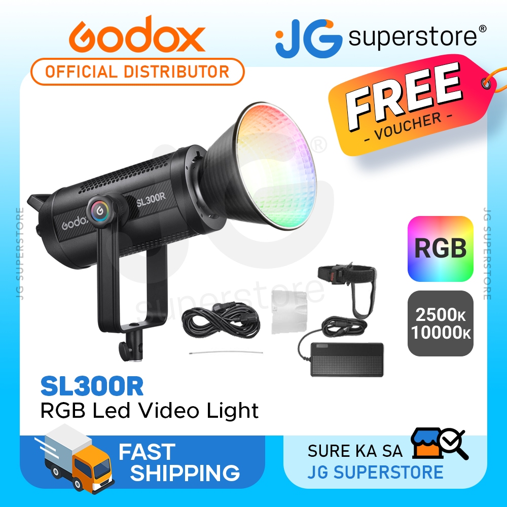 Godox SL300R RGB 10K Wireless LED Video Light with Bowens Mount, Effect ...