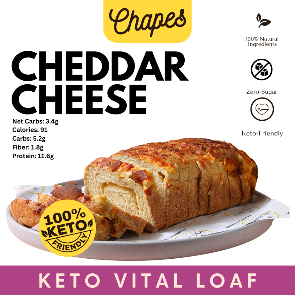 Chapes Keto Vital Loaf (Cheddar Cheese) | Shopee Philippines