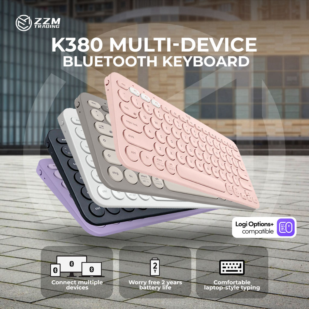 Logitech K380 Multi-Device Bluetooth Keyboard ZZM Trading | Shopee ...