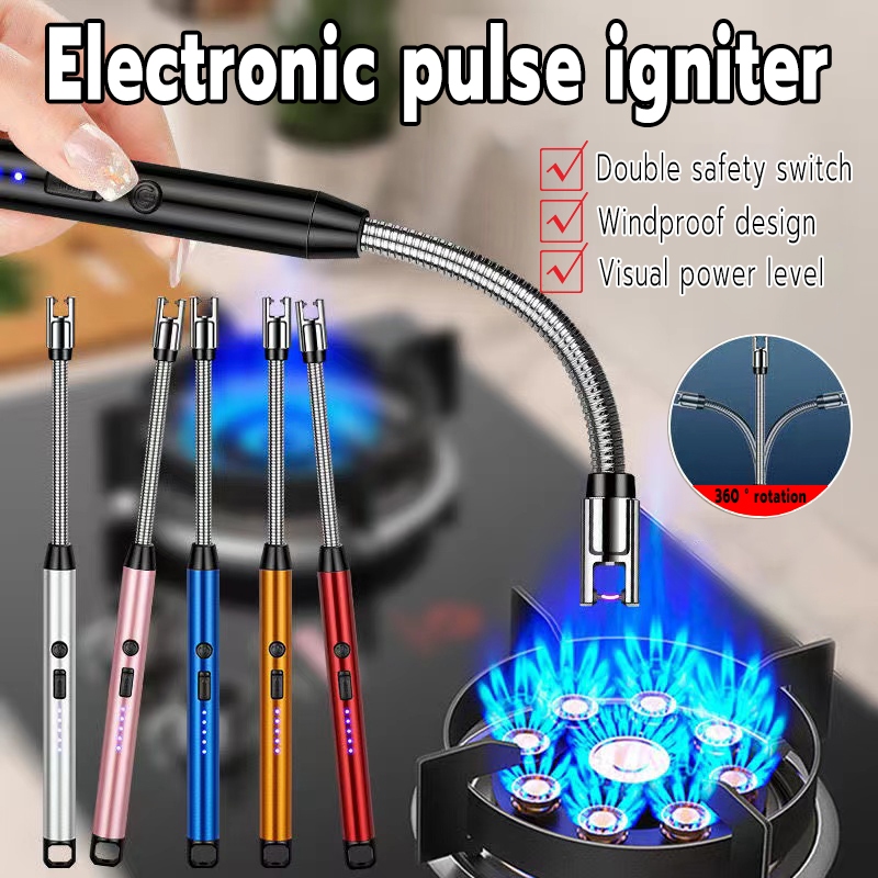 Multifunction Lighter Rechargeable Electric Arc Lighter Triple Safety ...