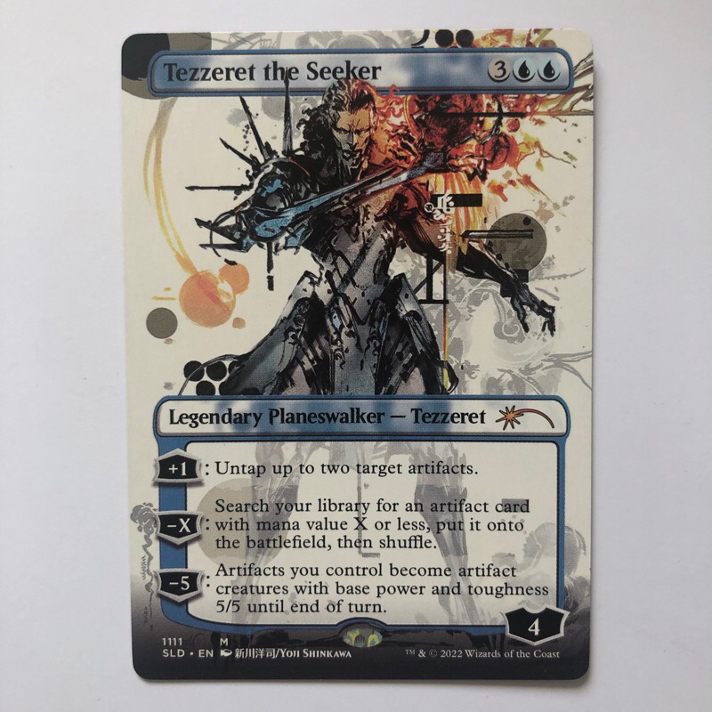 MTG Proxy Playtest Card - Tezzeret the Seeker (SLD) | Shopee Philippines