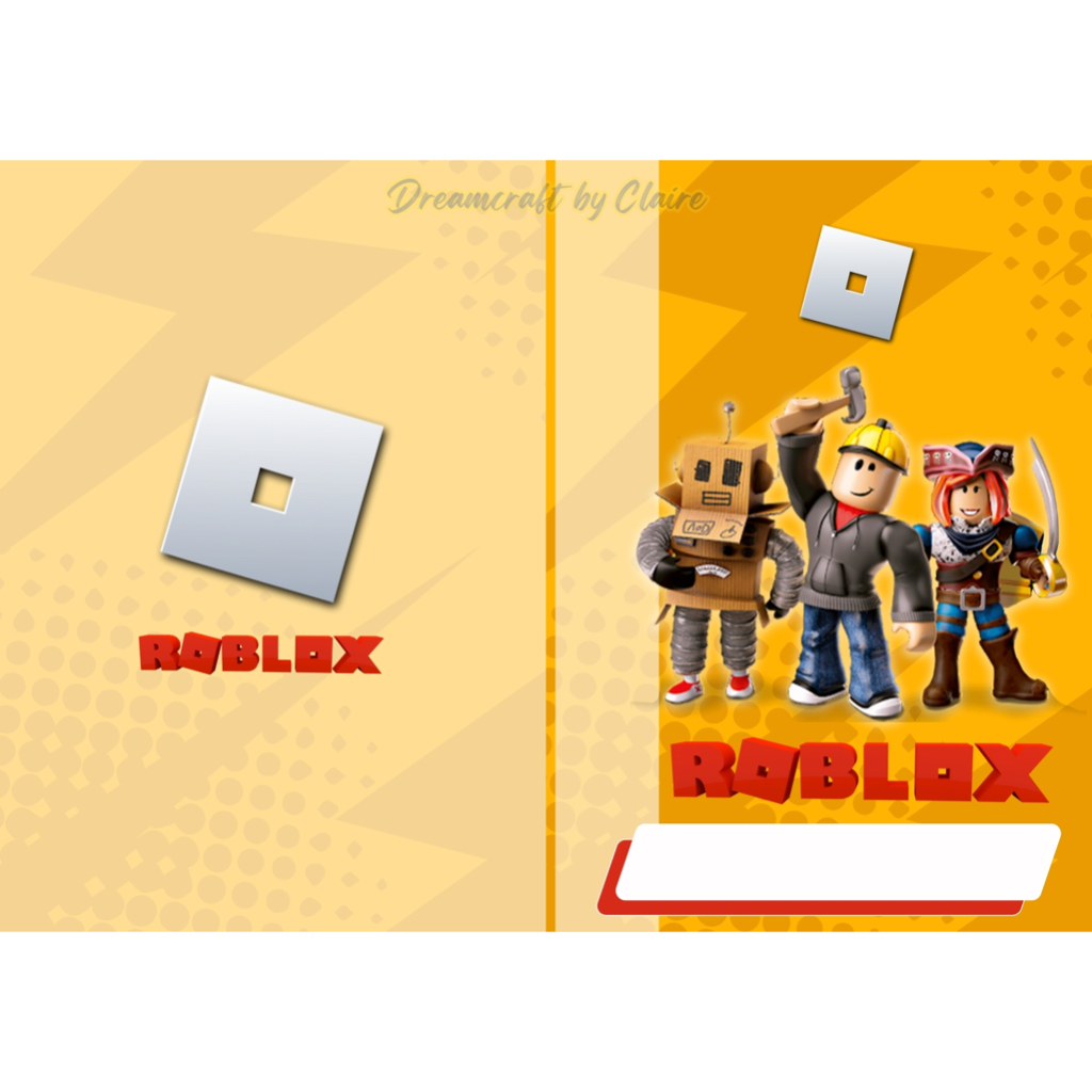 PREORDER- ROBLOX THEME notebooks (Kinder, Prep, Nursery, Grade 1, Grade ...