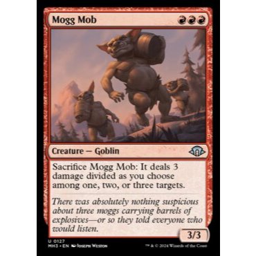 Mogg Mob - Modern Horizons 3 (MH3) - RED | Shopee Philippines