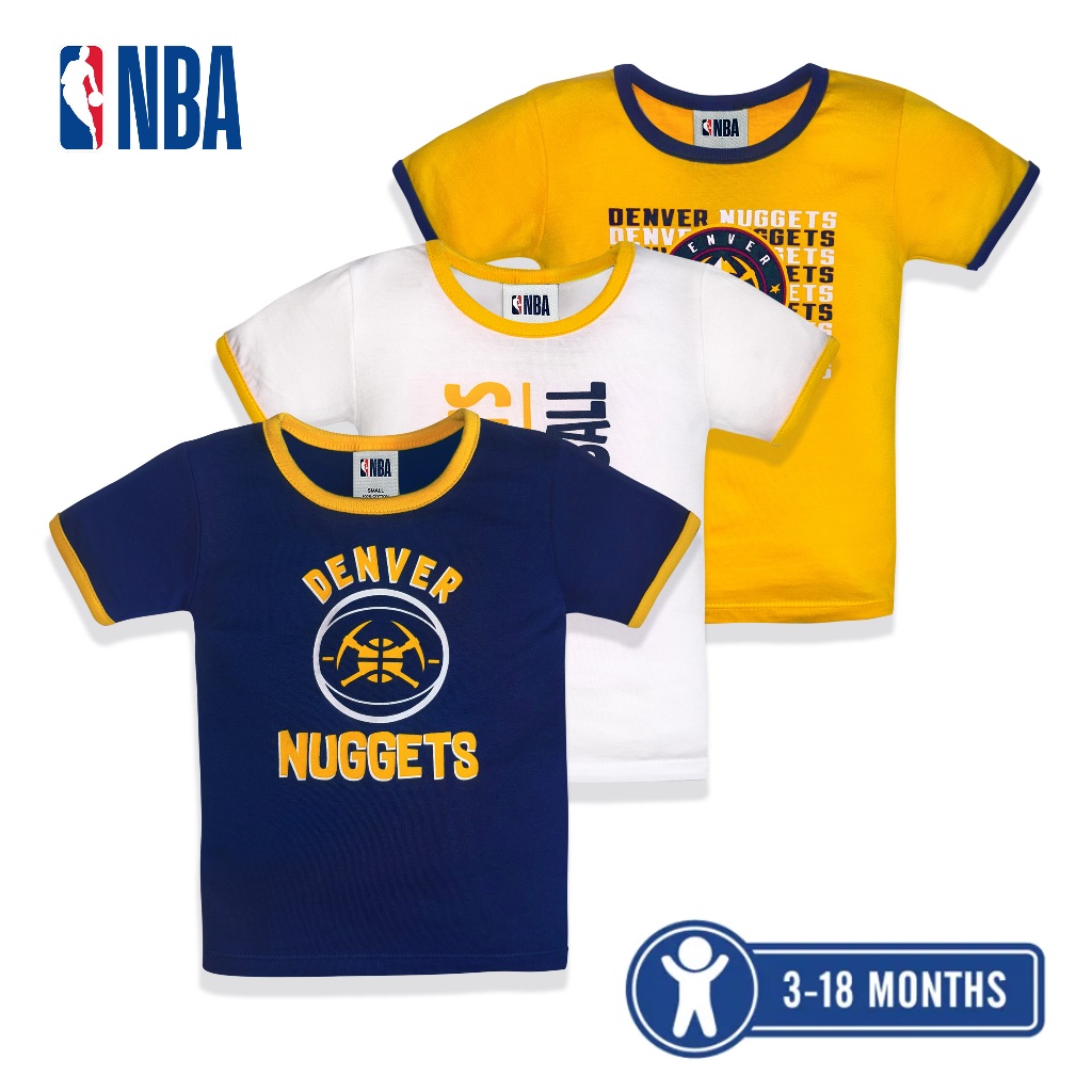 NBA Baby - 3-piece T-Shirt (Basketball-Nuggets) | Shopee Philippines