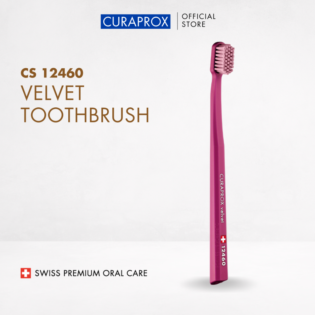 Curaprox Premium Quality CS 12460 Velvet Toothbrush Gold Standard for ...