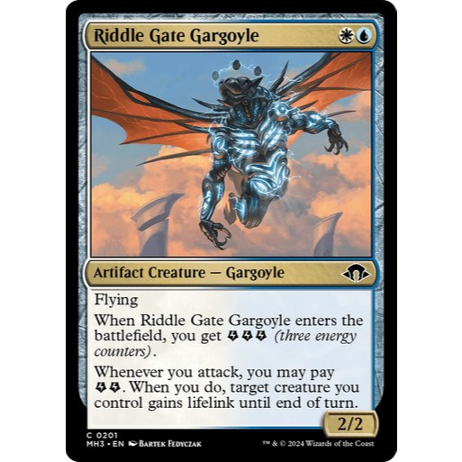 Riddle Gate Gargoyle Common Modern Horizon 3 Magic the Gathering ...