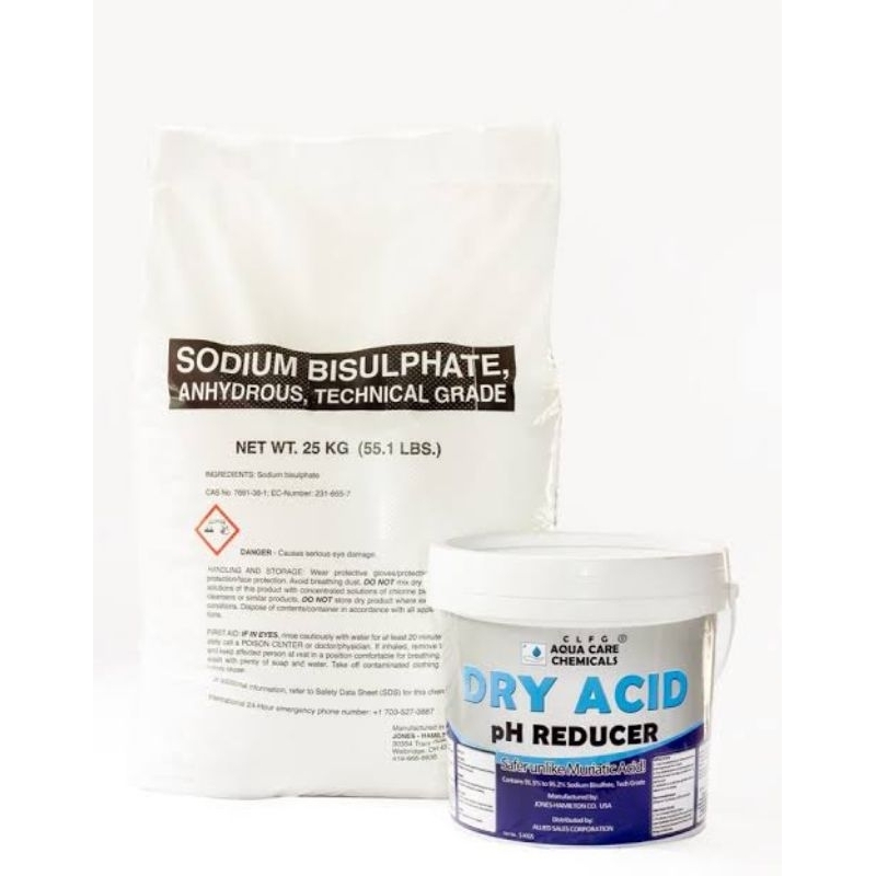 DRY ACID pH REDUCER for Swimming Pool (25KILOS PER SACK) | Shopee Philippines
