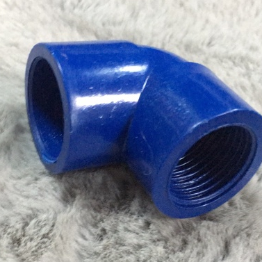 PVC blue elbow with thread 90degree | Shopee Philippines