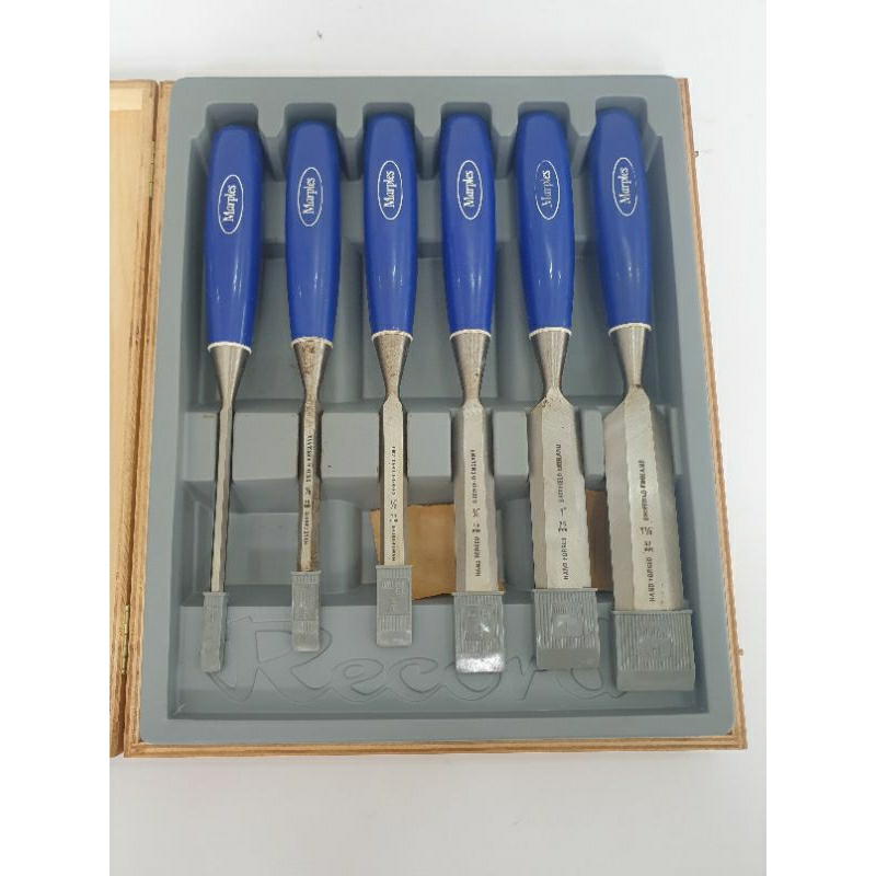 Original Record MARPLES Wood Chisel 6-pc Set (Made in UK) | Shopee ...