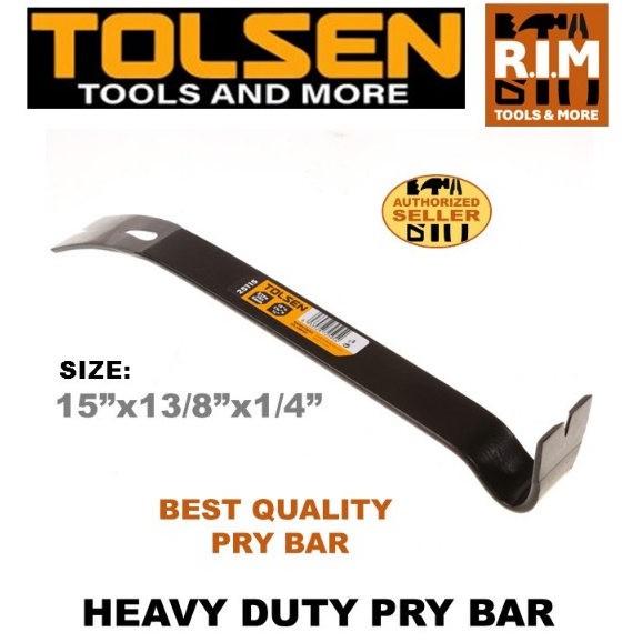TOLSEN FLAT PRY BAR Crow bar Cabra Metal Barreta for Industrial Tools ...