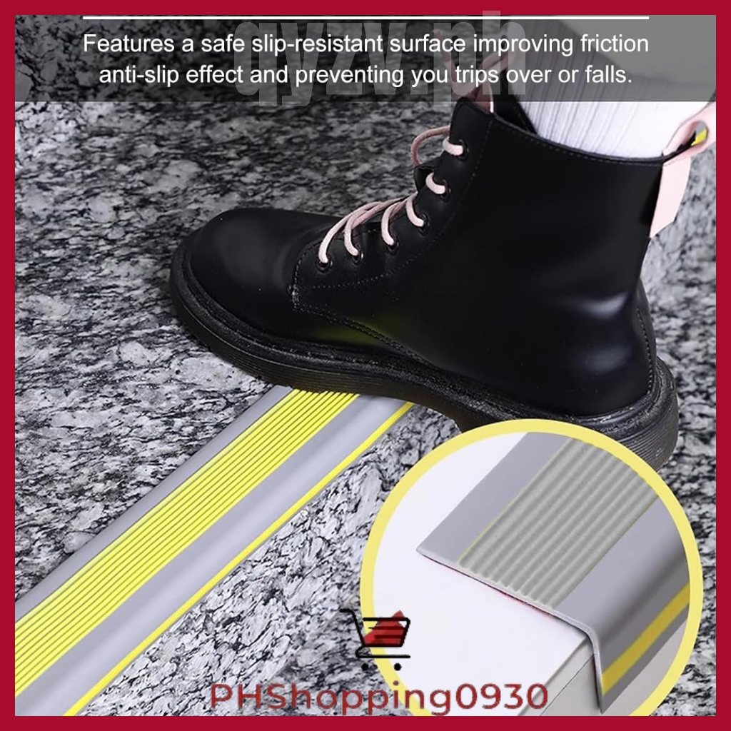 1M Stair Nosing Profile Non-Slip Stair Edge Steps Self-Adhesive Edge ...