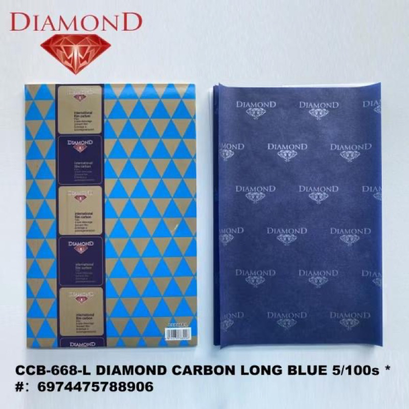 diamond Carbon Paper blue Long&short 50pcs&100pcs | Shopee Philippines