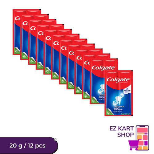 EZ KART COLGATE TOOTHPASTE GREAT REGULAR FLAVOR 20G / 12 PCS | Shopee ...