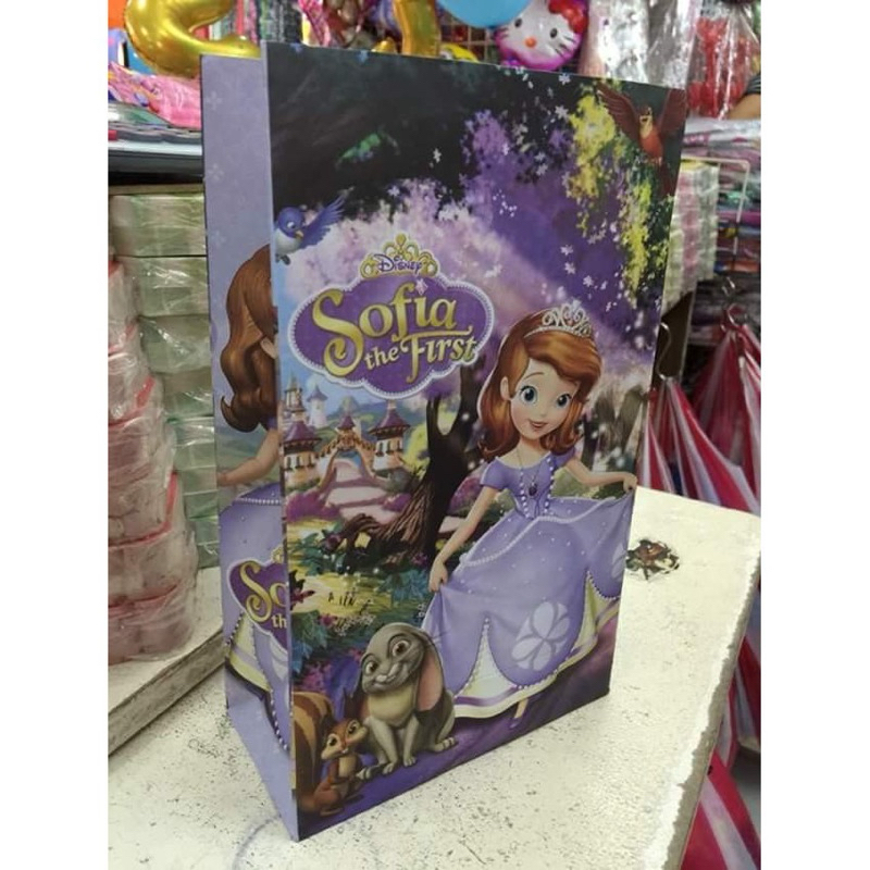 KRAFT PAPER LOOT BAG : Sofia the First | Shopee Philippines